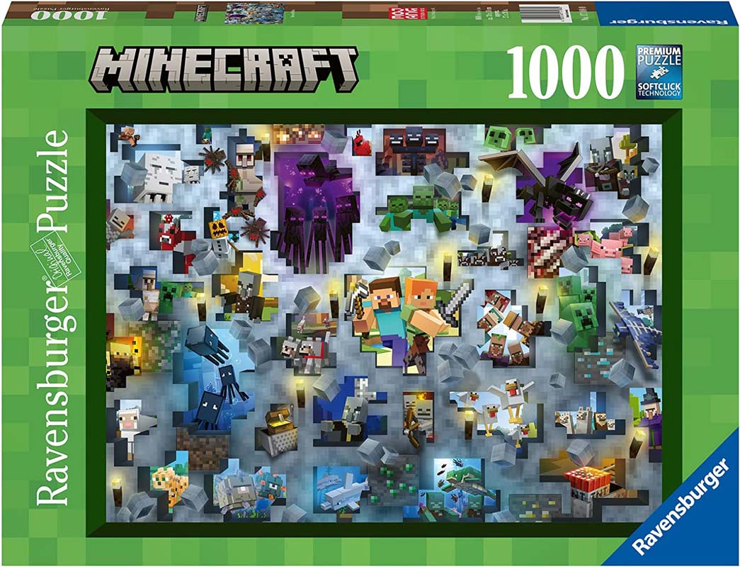 Pussel - Minecraft Mobs 1000 bitar - Pusselavenyn